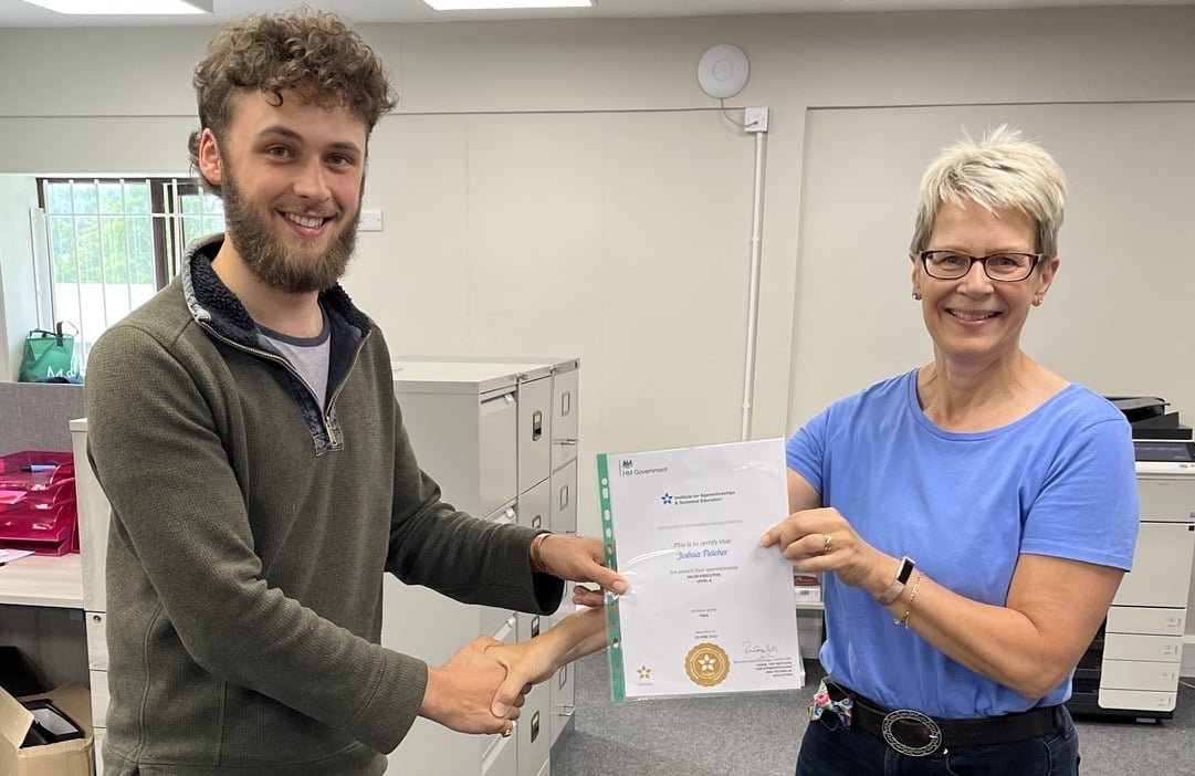 Success for Josh Fletcher, Apprenticeship Graduate at Viking Arms ...